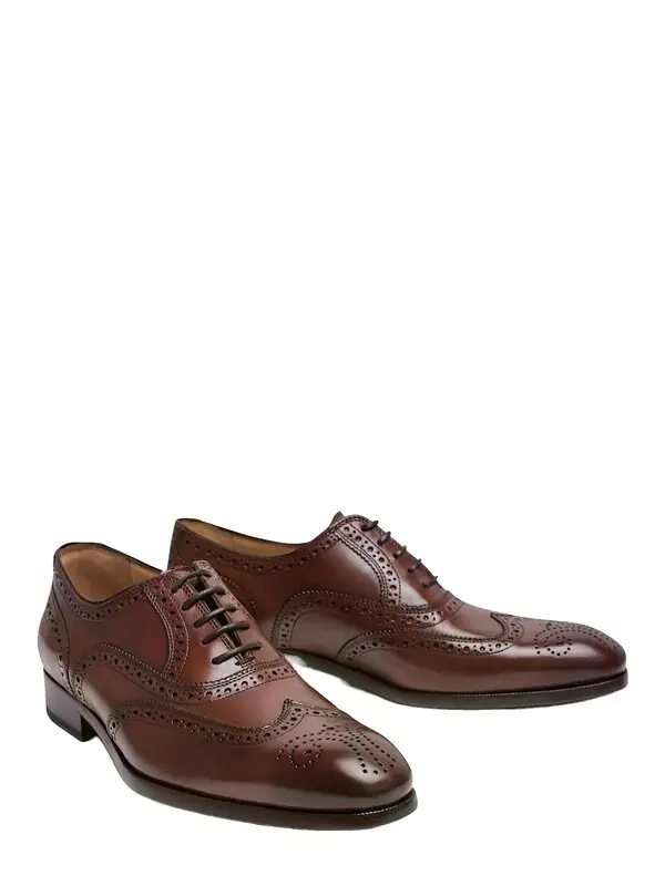 LOJA DAS MEIAS Brogue Lace-up Shoes - Brown