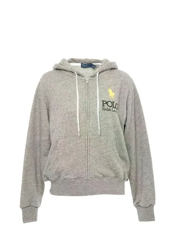 Polo Ralph Lauren Polo Pony Zip-up Hoodie - Grey