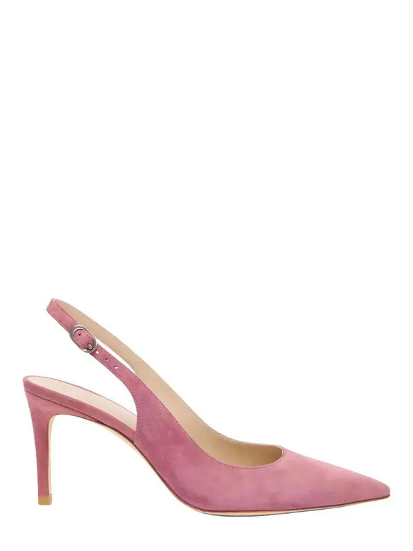 STUART WEITZMAN 75 Mm Power Pointed Sling-back Pumps - Pink