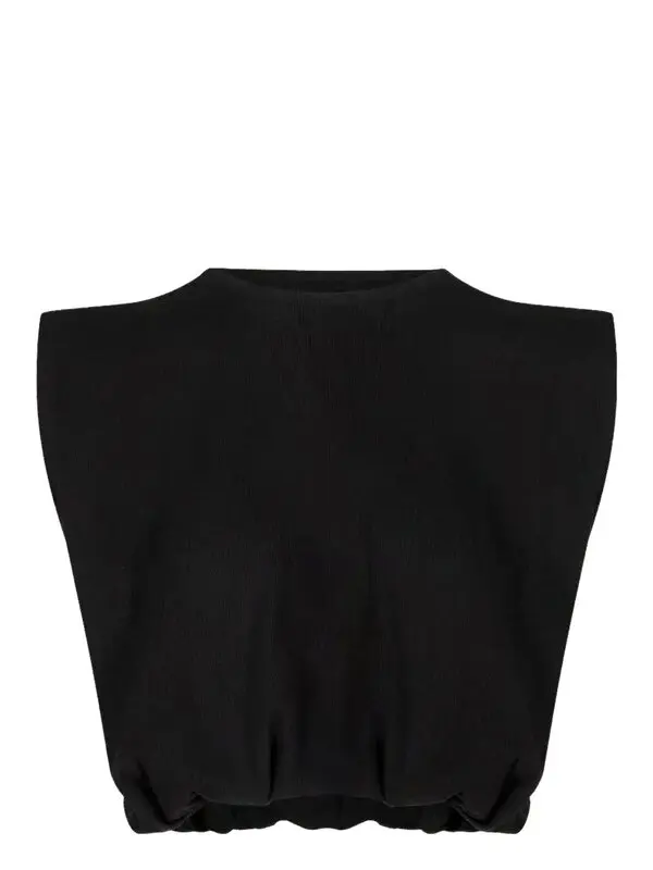 Johanna Ortiz Muraya Ribbed Top - Black