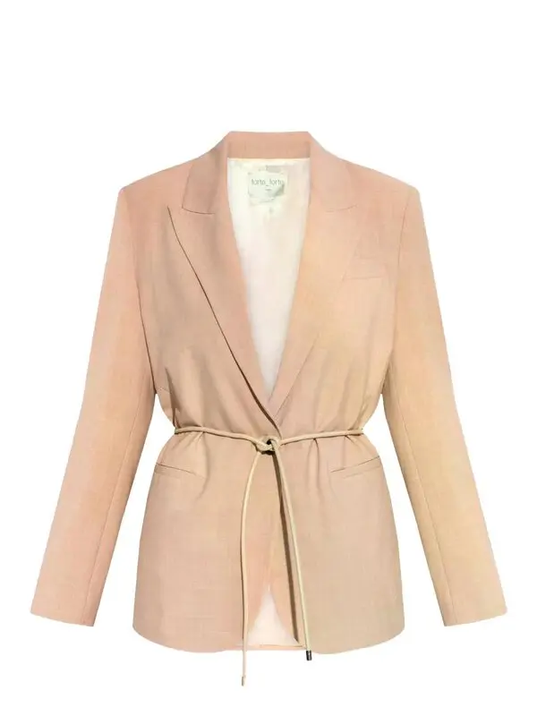 FORTE_FORTE Tie-waist Jacket - Neutrals