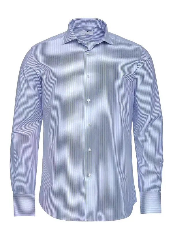 LOJA DAS MEIAS Striped Shirt - Blue