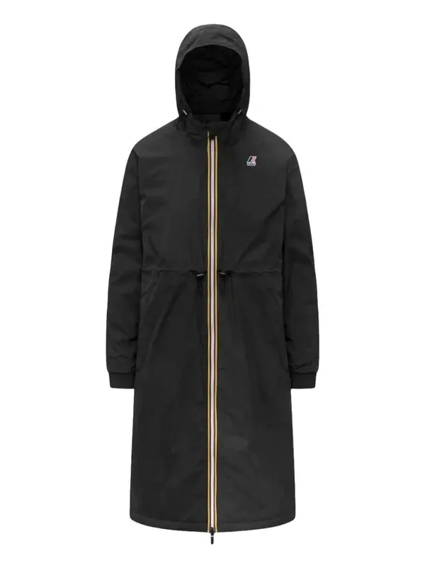 K-WAY Delia Hooded Coat - Black