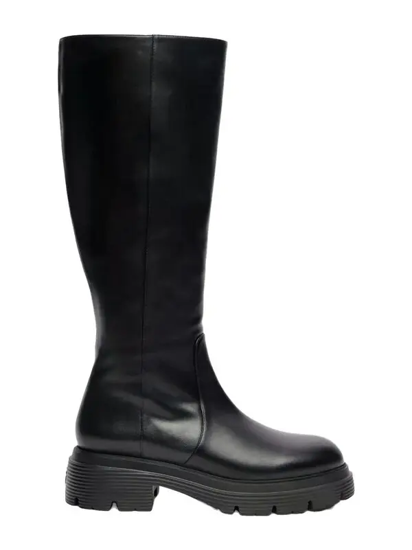 STUART WEITZMAN 40mm Hudson Lug-sole Boots - Black