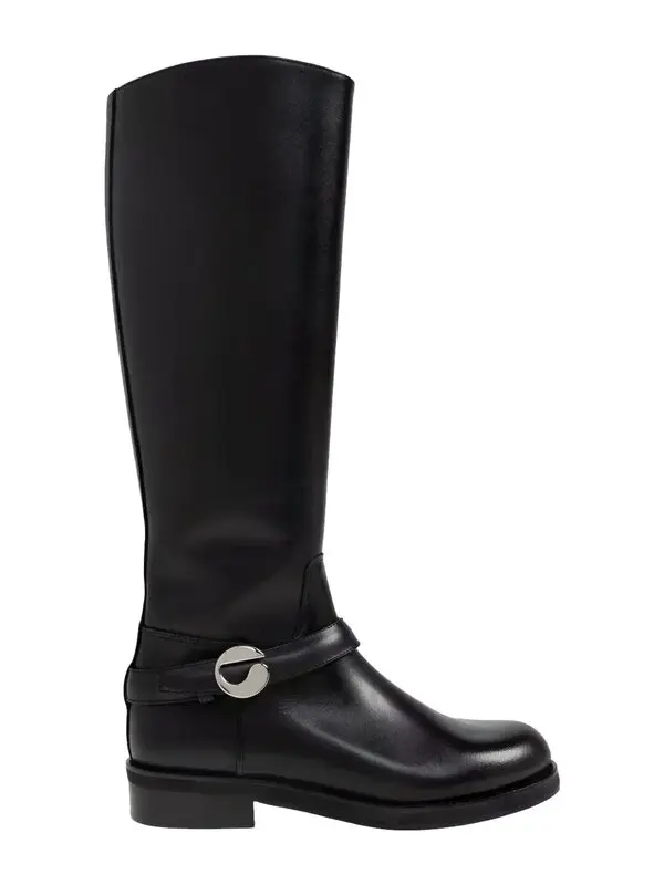Coperni Buckle Strap Boots - Black