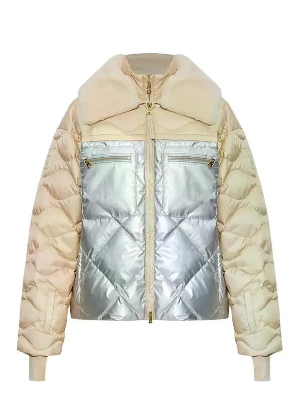 Bogner Quilted Jacket With Shearling Collar - Neutrals