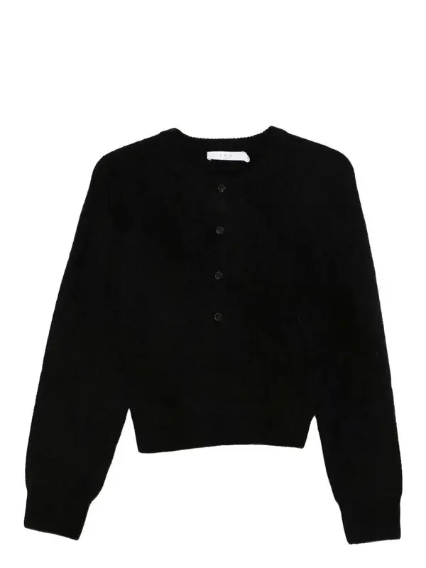 IRO PARIS Crew-neck Cardigan - Black