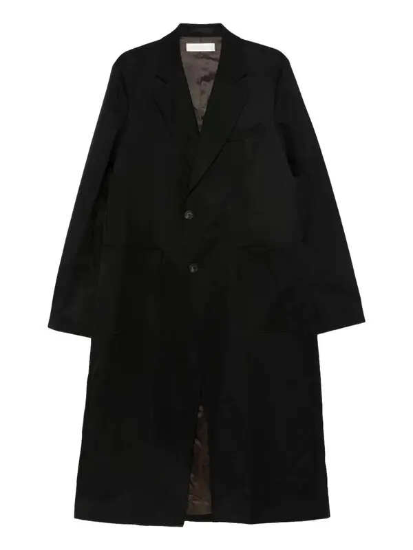 Our Legacy Single-breasted Coat - Black