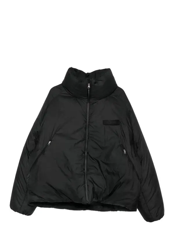 Jacquemus Logo-detail Padded Jacket - Black