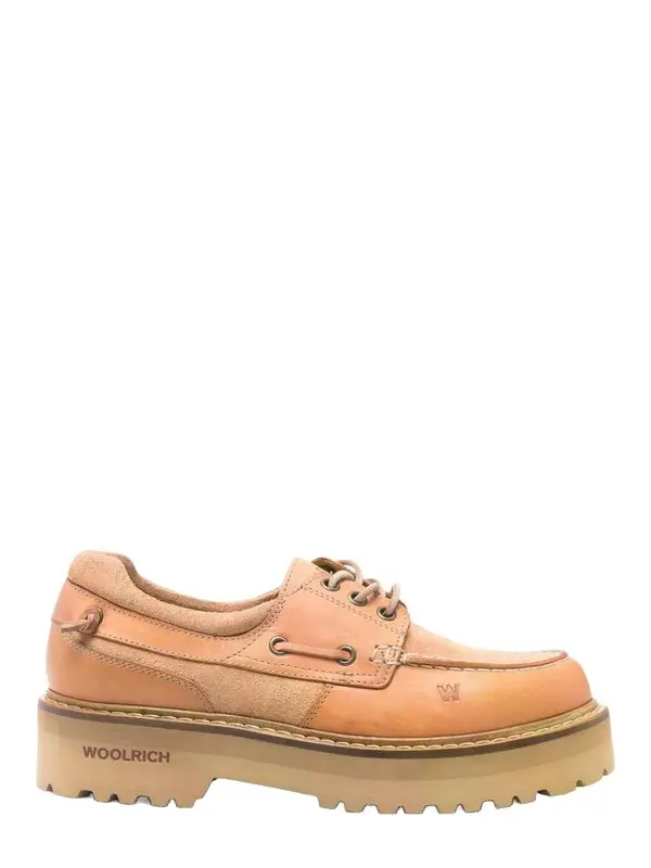 Woolrich Rock Leather Shoes - Orange