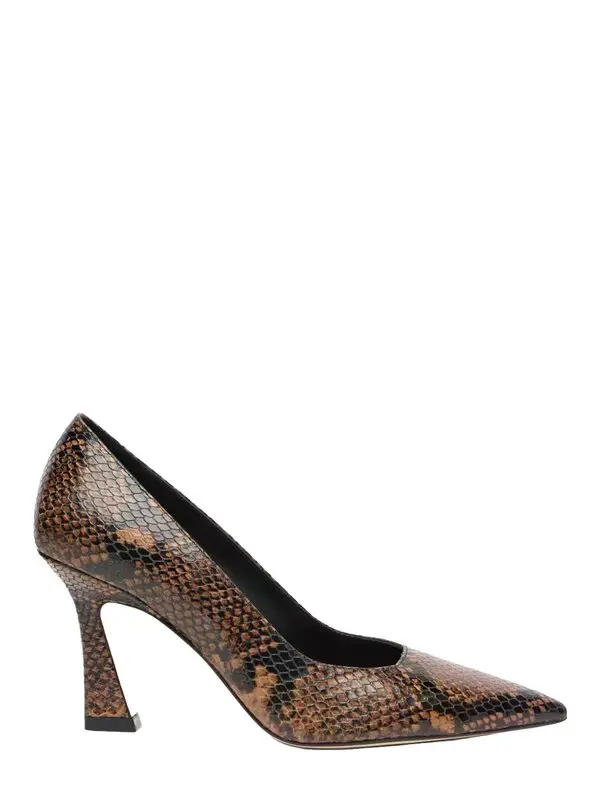 STUART WEITZMAN 85mm Vinnie Pumps - Brown