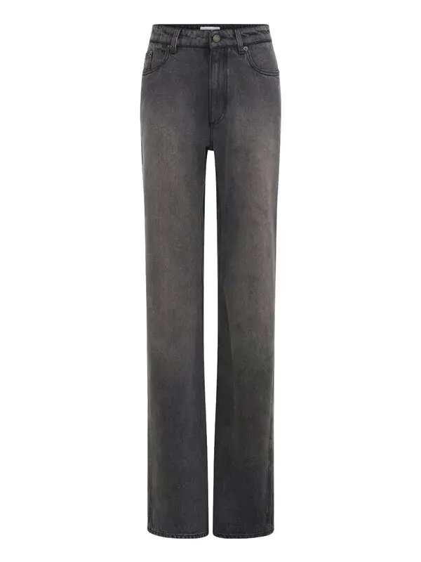 MARINE SERRE Laser Wash Flared Jeans - Grey