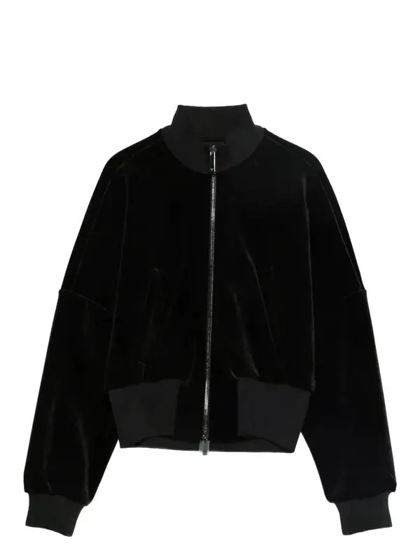 Emporio Armani Zip-up Bomber Jacket - Black