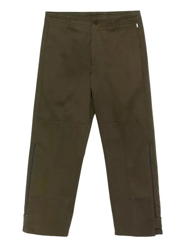 NEW YORK RESIDENT Straight-leg Trousers - Green