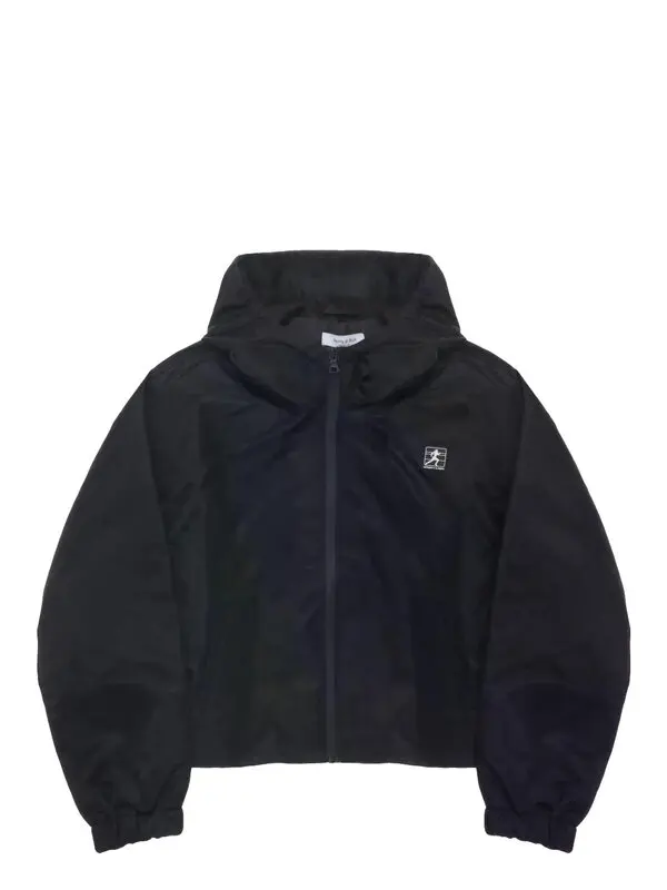 SPORTY & RICH Running Windbreaker - Black