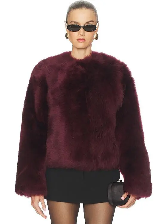 Simkhai Natasha Short Jacket - Red