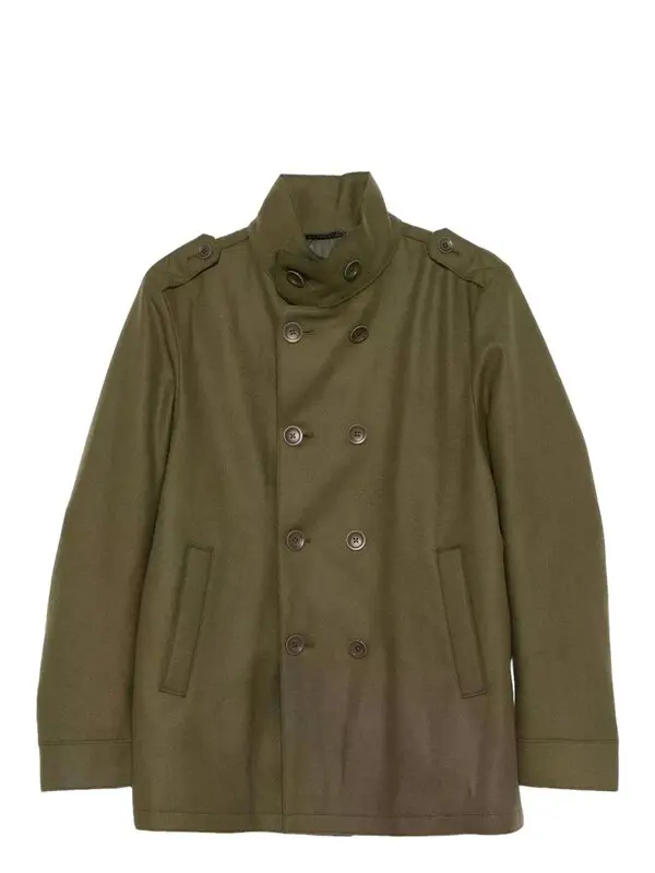 Herno Button-down Coat - Green
