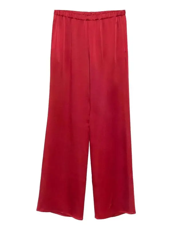 Antonelli Firenze Elasticated Straight Trousers - Red