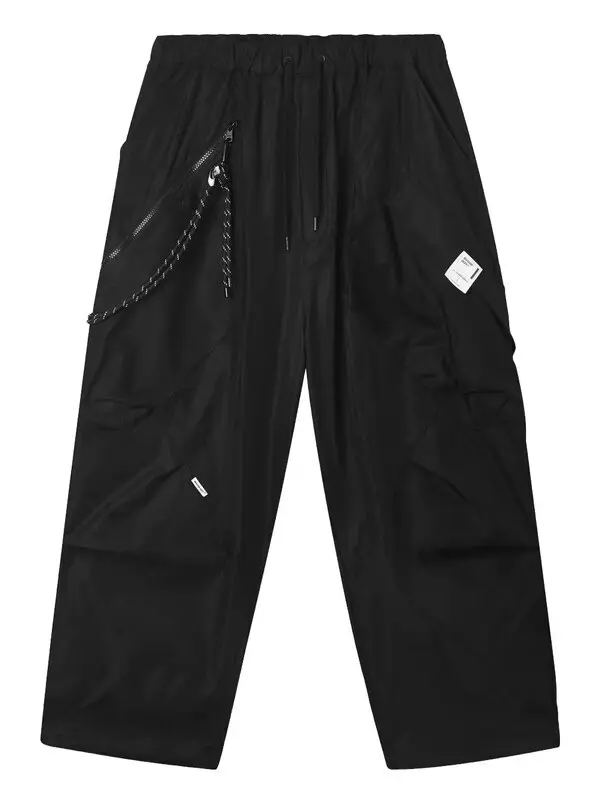 MUSIUM DIV. Zip Detail Trousers - Black