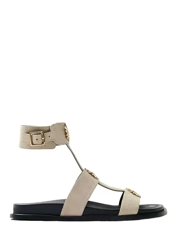 ALOHAS Clarisa Buckle Embellished Sandals - Neutrals