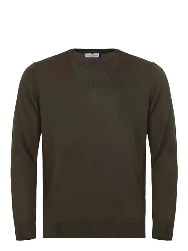 LOJA DAS MEIAS V-neck Sweater - Brown