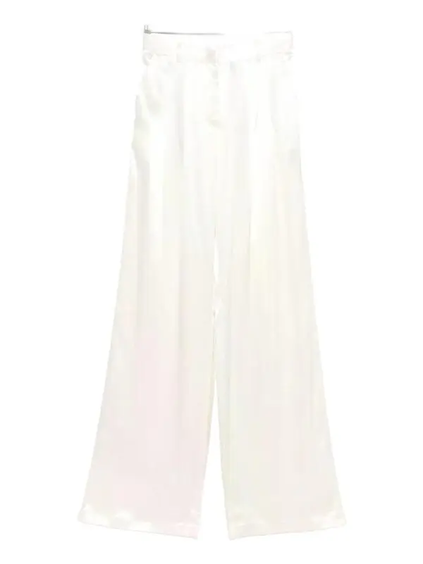 Andamane Pleat-detail Trousers - Neutrals