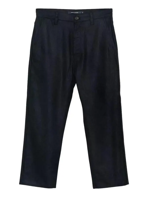 Sofie D'hoore Wool Straight-leg Trousers - Blue