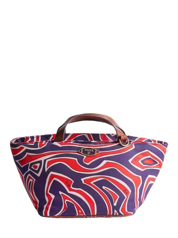 Emilio Pucci Printed Tote Bag - Purple