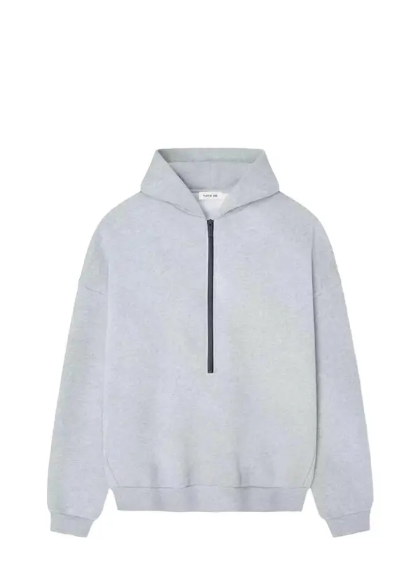 Fear Of God Hooded Zip Sweatshirt - Grey
