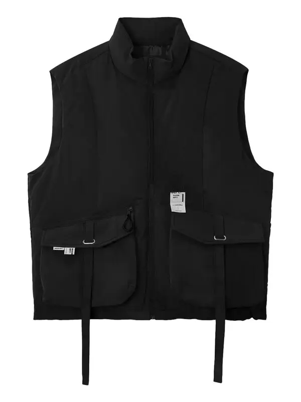 MUSIUM DIV. Padded Pocket Gilet - Black