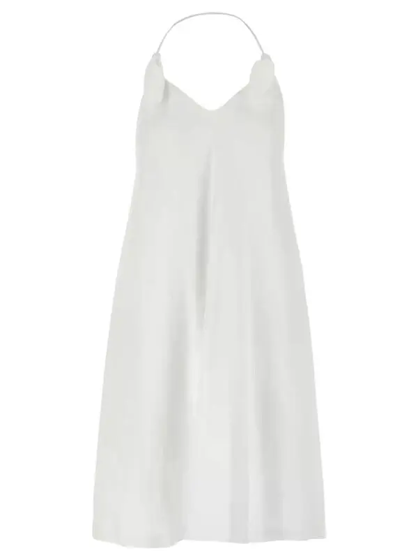 Loewe Tie-detail Dress - White