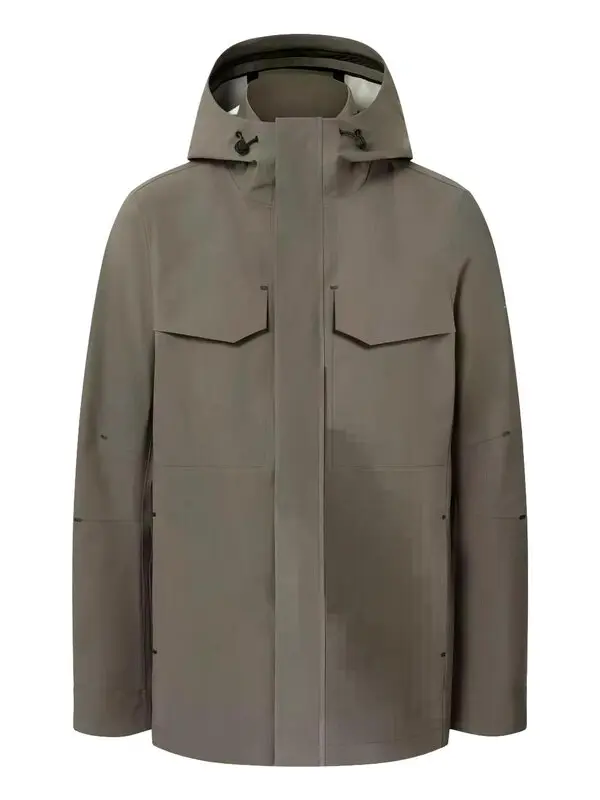 ECOALF Hooded Pocket Coat - Green