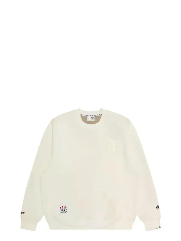 AAPE BY *A BATHING APE® Appliqué Graphic Sweatshirt - Neutrals