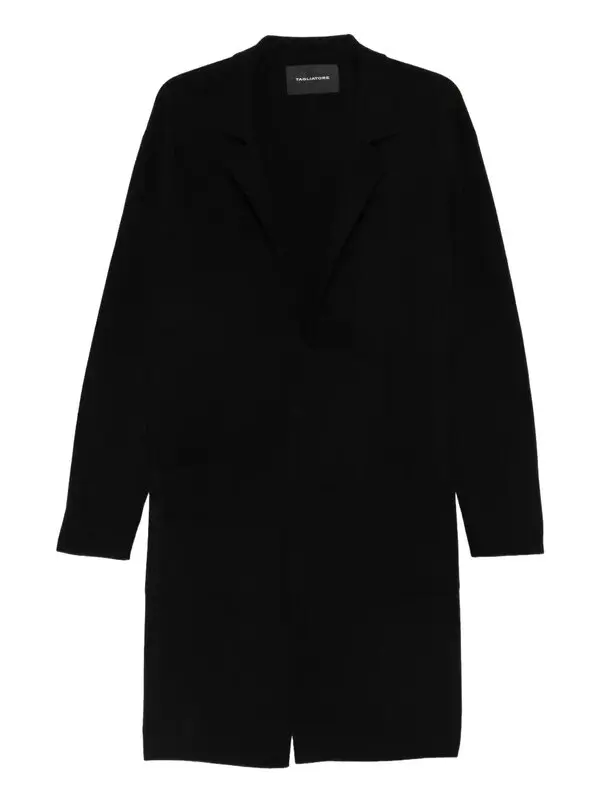 Tagliatore Single-breasted Coat - Black