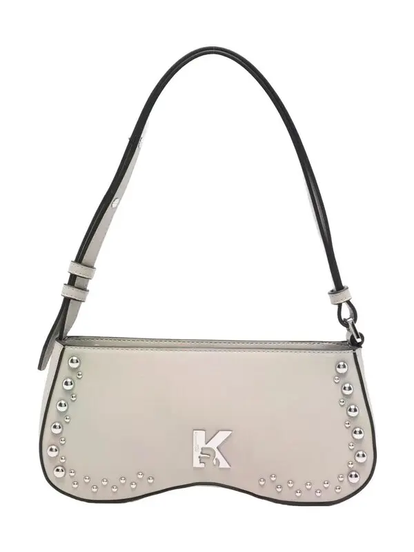 Karl Lagerfeld Studded Shoulder Bag - Neutrals