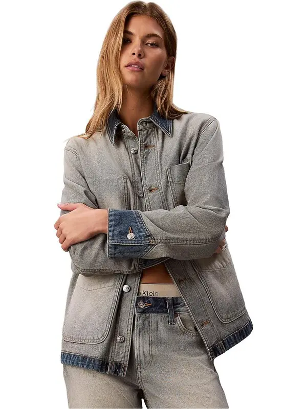 Calvin Klein Denim Chore Jacket - Indigo
