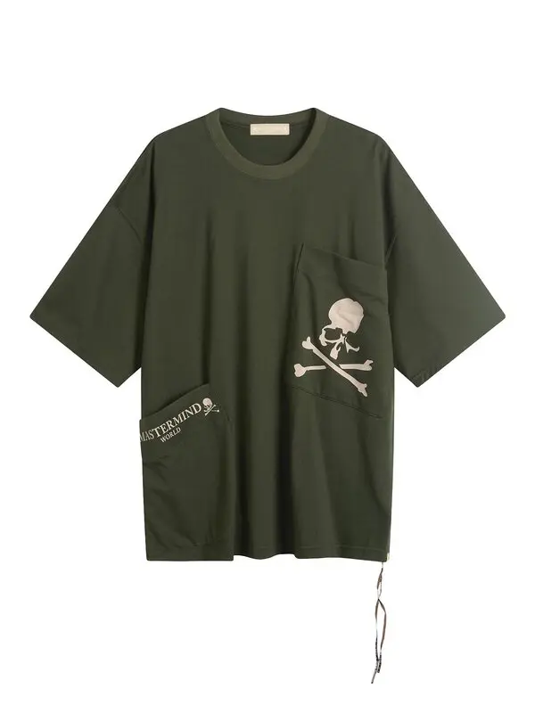 MASTERMIND WORLD Multi Pocket Short Sleeve T-shirt - Olive