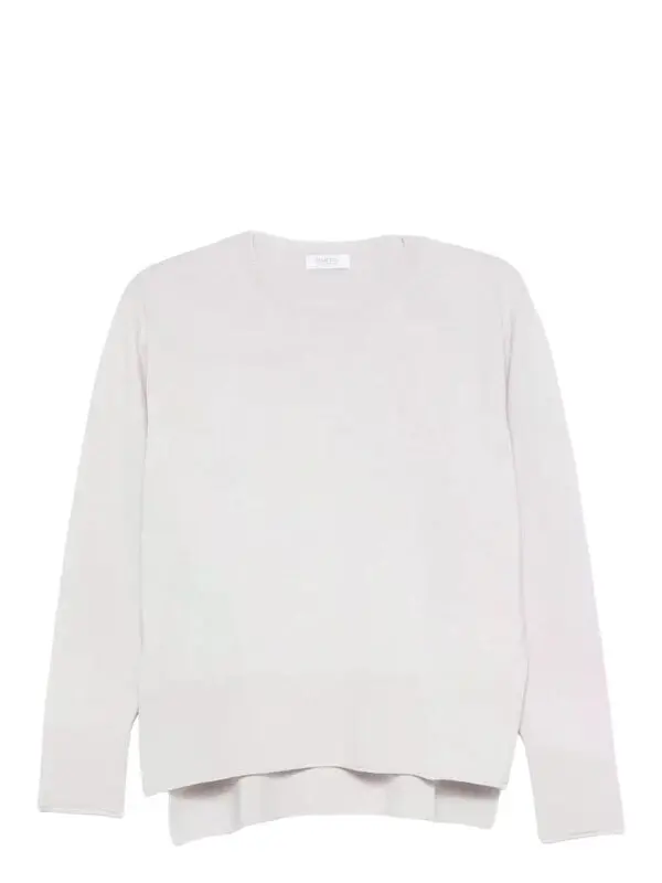 BARBA NAPOLI Crew-neck Long-sleeve Sweater - Grey