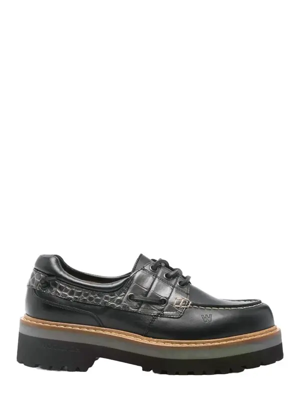 Woolrich Rock Leather Shoes - Black