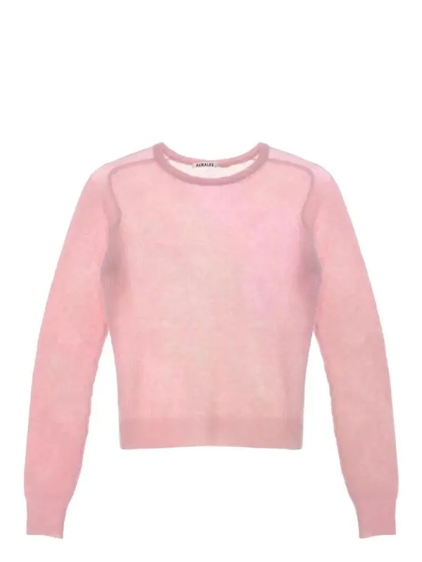 Auralee Alpaca Wool-blend Sweater - Pink