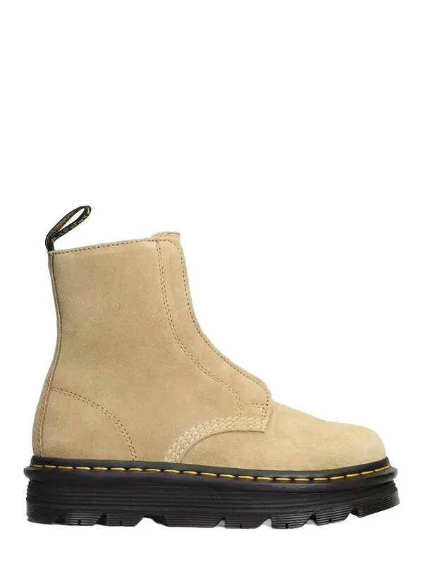 Dr. Martens Laceless Suede Slip-on Boots - Neutrals