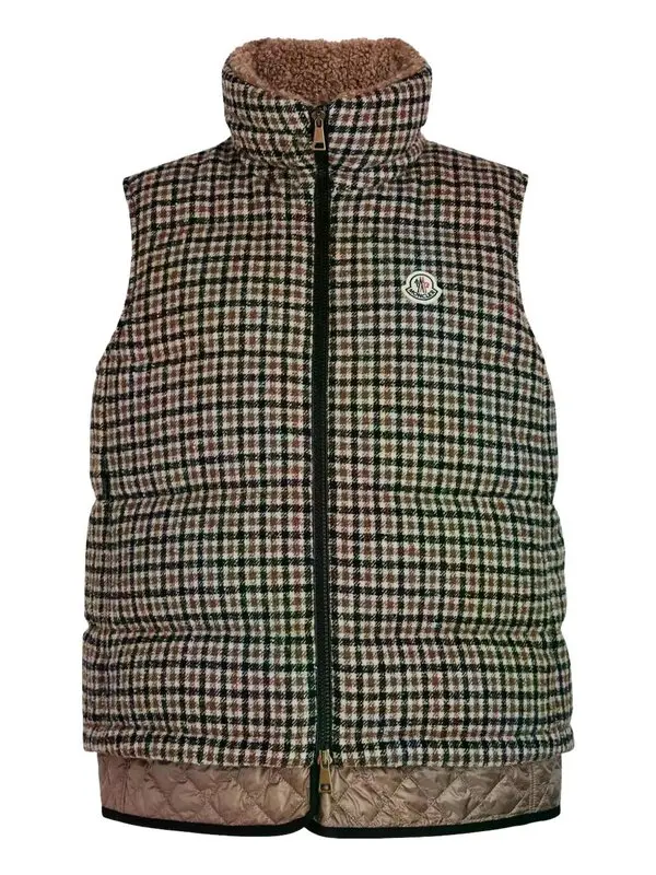 Moncler Touvet Gilet - Brown