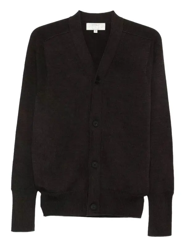 Studio Nicholson Wool Cardigan - Brown
