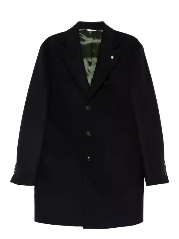 MANUEL RITZ Single-breasted Coat - Black