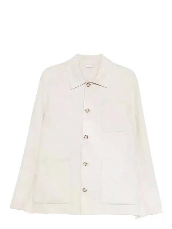 MANUEL RITZ Long-sleeved Shirt Jacket - Neutrals