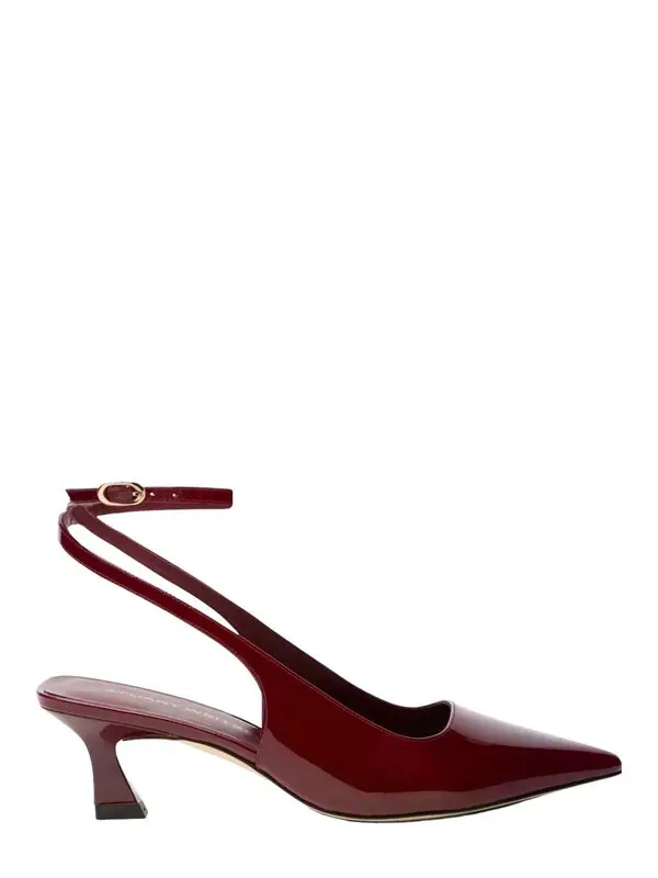 STUART WEITZMAN 50mm Vinnie Heeled Pumps - Red