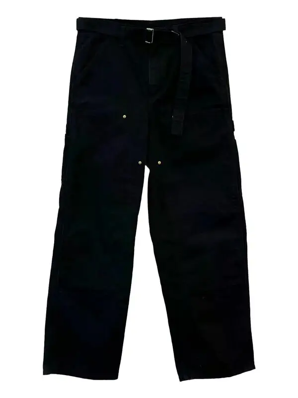 Sacai Belted Trousers - Black