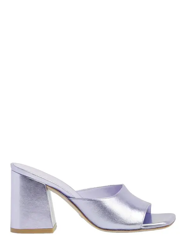 STUART WEITZMAN 85mm Tia Mules - Purple