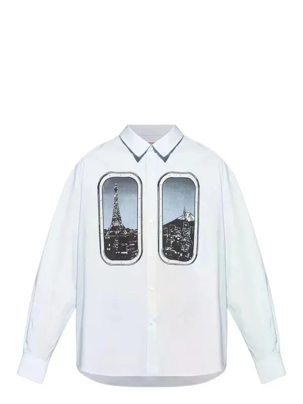 Kenzo Graphic-print Shirt - White