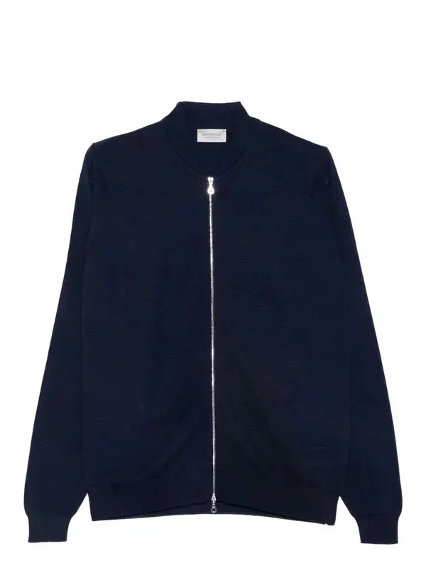 John Smedley Maclean Jacket - Blue